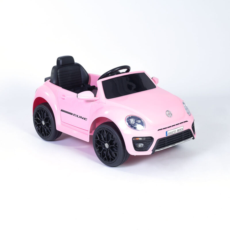 Coches rosas para niñas Volkswagen Beetle Dune 12V
